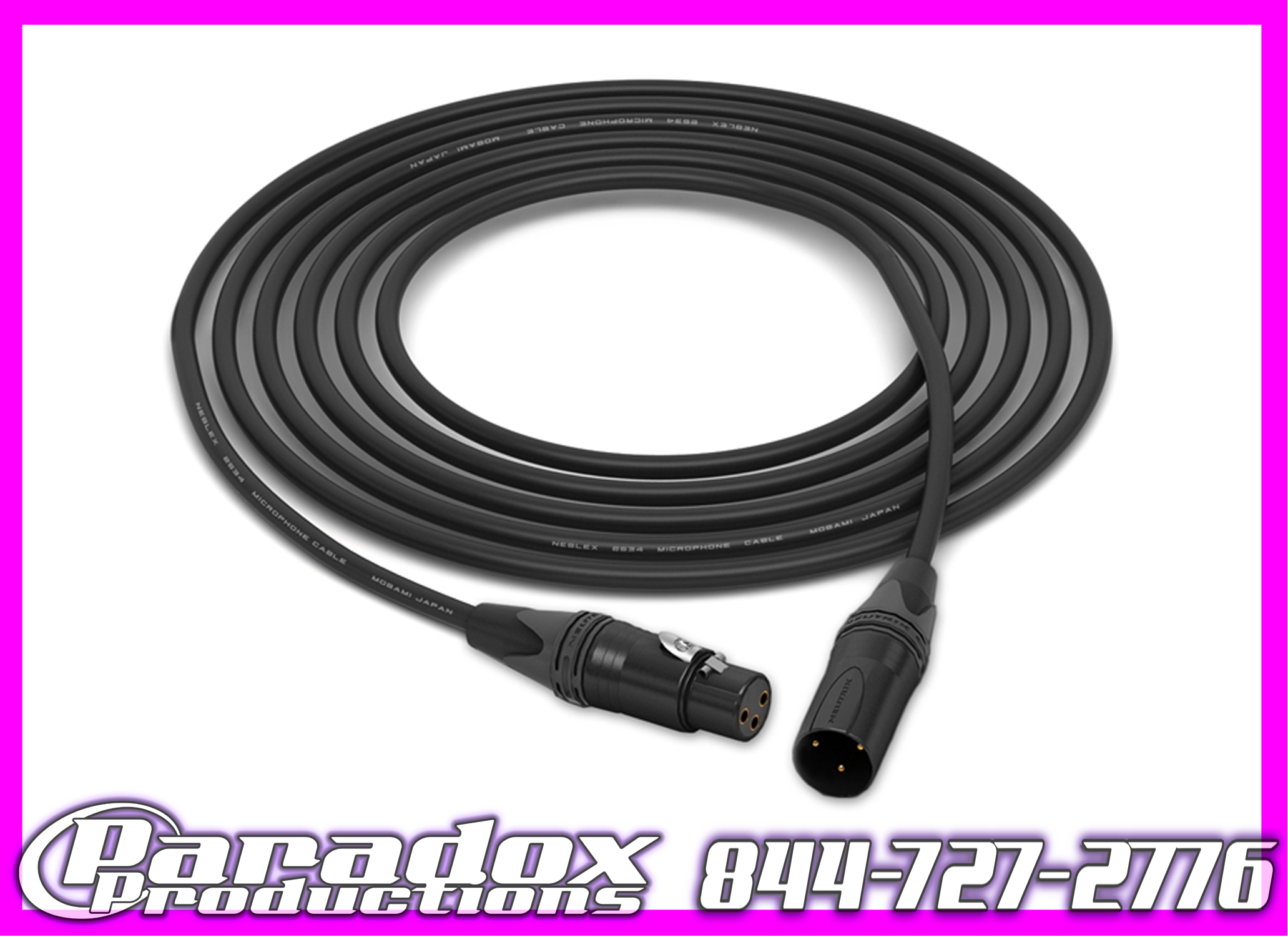 25′ XLR Cable – Paradox Productions