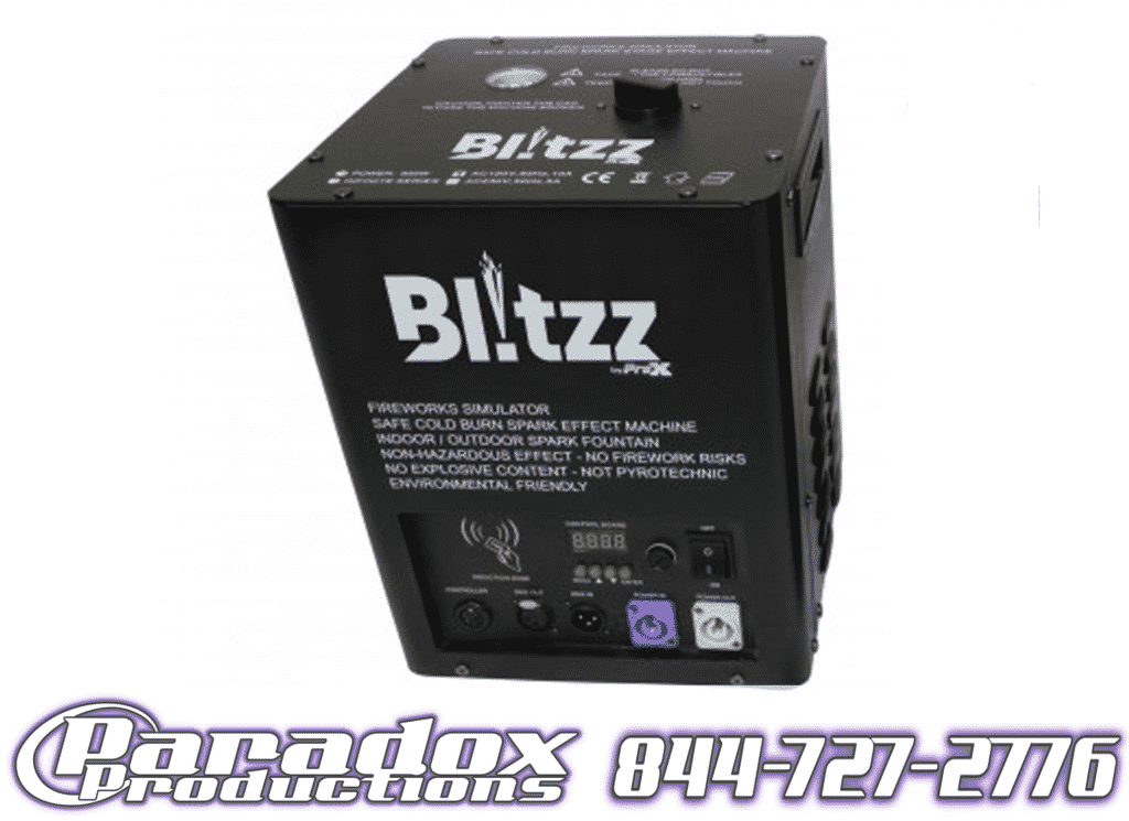 Cold Spark Machine Rental - Paradox Productions