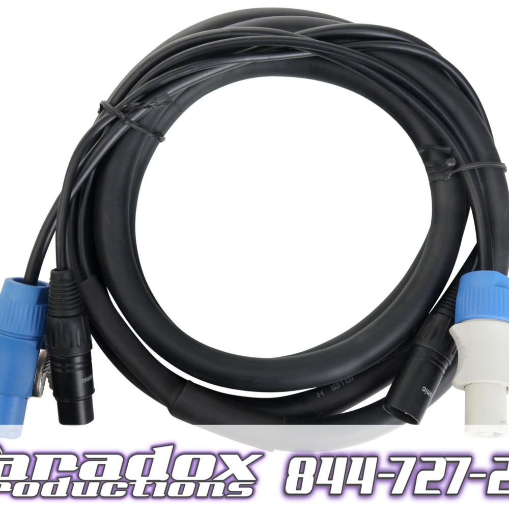 Powercon DMX Combo Cable - Paradox Productions