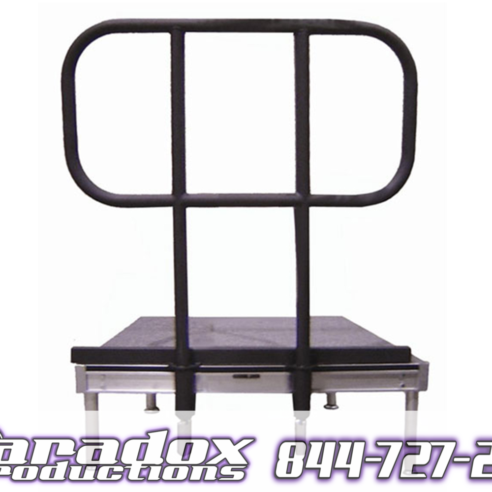 stage deck railing rental