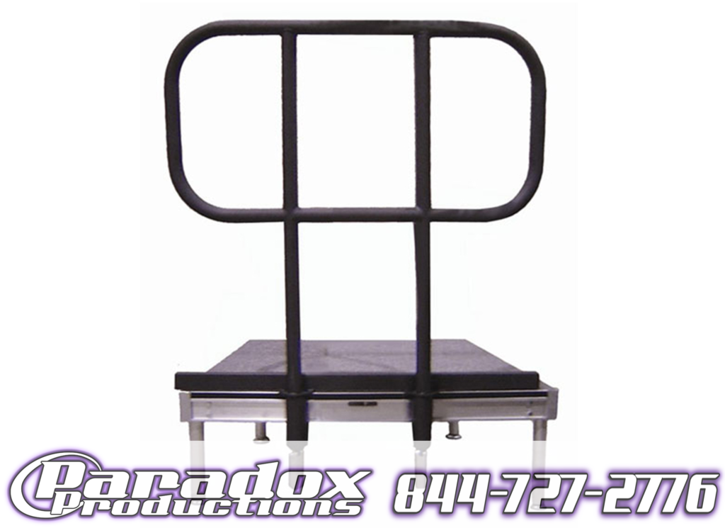 stage deck railing rental