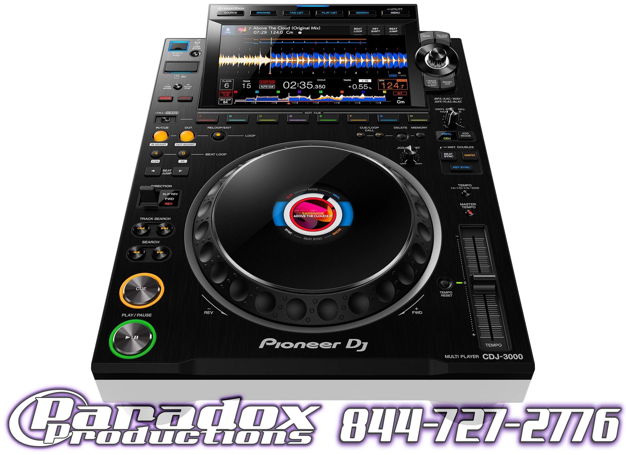 Pioneer CDJ-3000 Rental- Paradox Productions