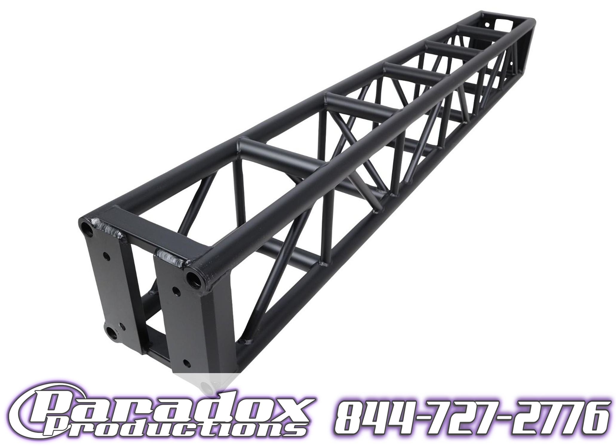 12" Box Truss - 10' - Black - Paradox Productions